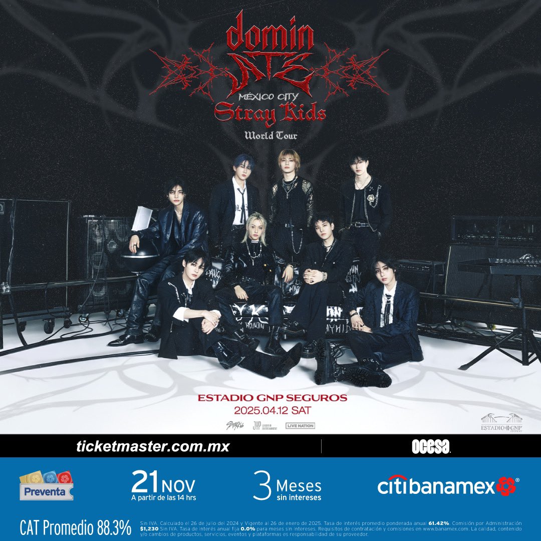 Stray Kids en México 2025: Fecha, preventa, boletos y todo sobre su concierto en la CDMX