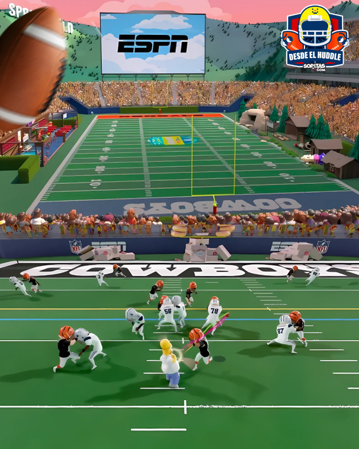 Homero, Bart y los momentos destacables del Cowboys vs Bengals al ...