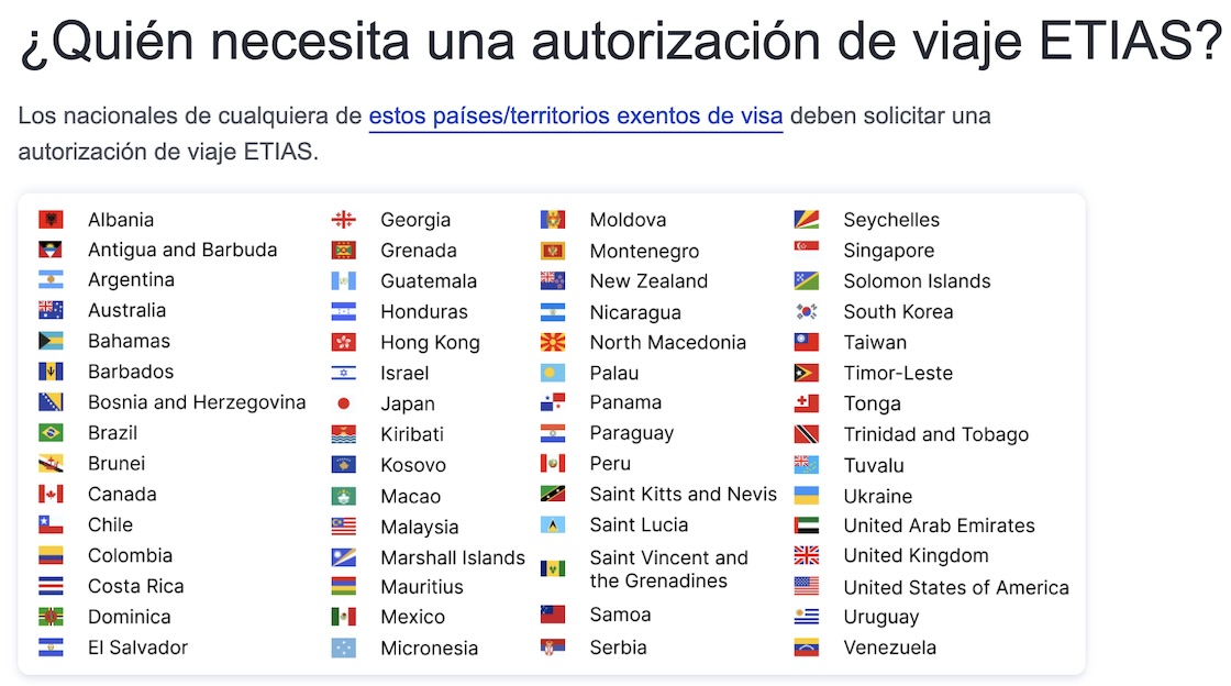ETIAS 2025: Precio y cuándo entra en vigencia este permiso para viajar a Europa desde México