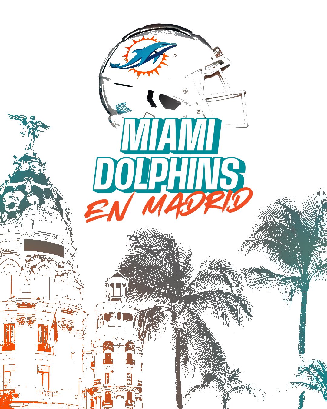 Delfines de Miami confirmados en Madrid para juego de la NFL