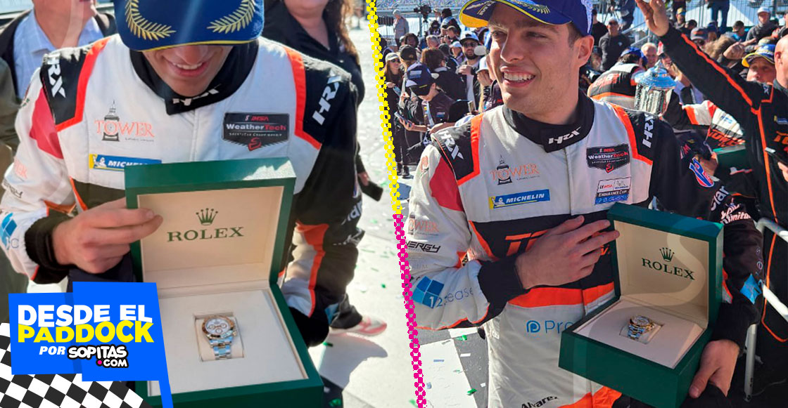 El reloj de medio millón que ganó el mexicano Sebastián Álvarez en Daytona
