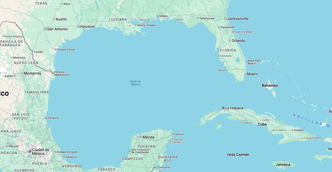 Florida, primer Estado en llamar "golfo de América" al golfo de México