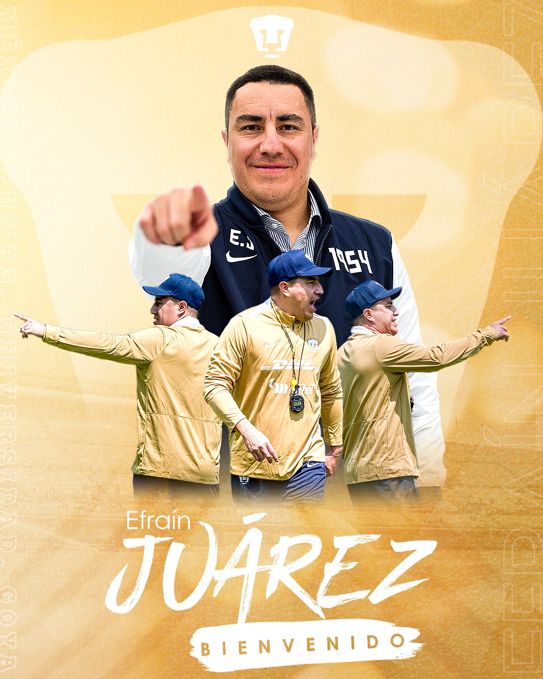 Oficial: Efraín Juárez es nuevo DT de Pumas