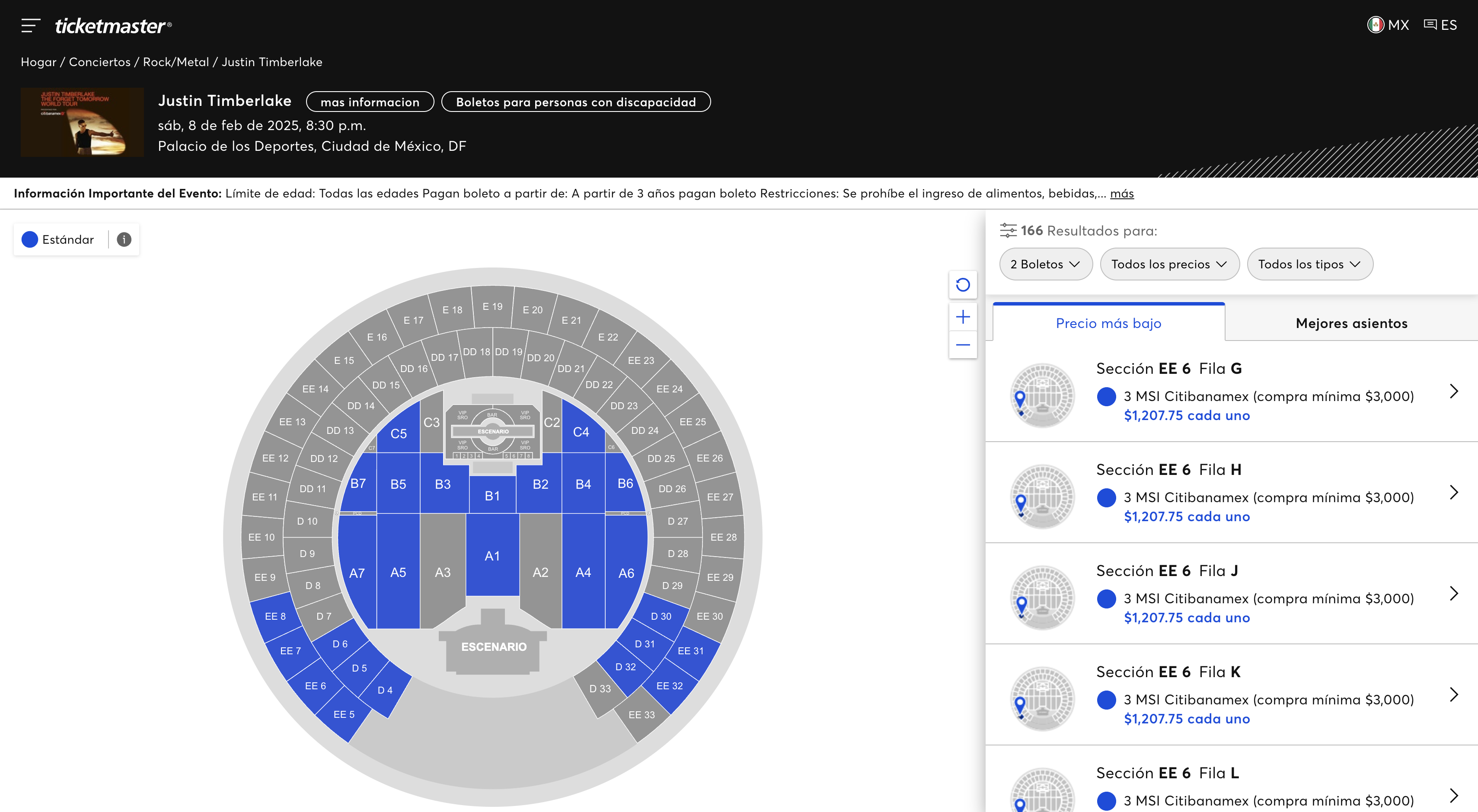 Justin Timberlake en México 2025: Fechas, horario, setlist y boletos