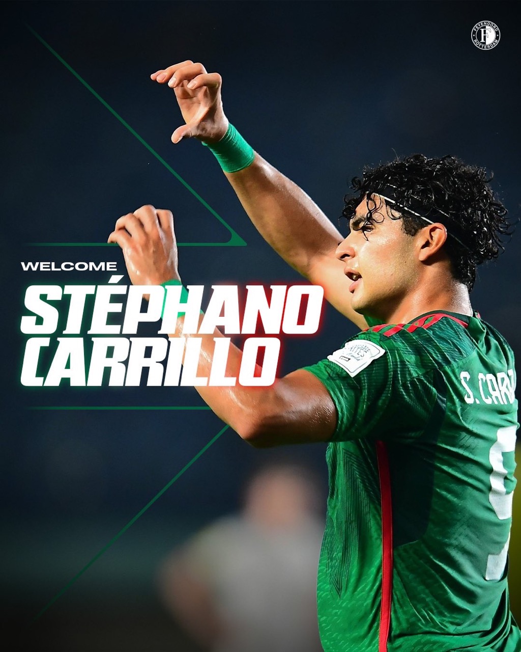 Stephano Carrillo, de la cantera de Santos al Feyenoord