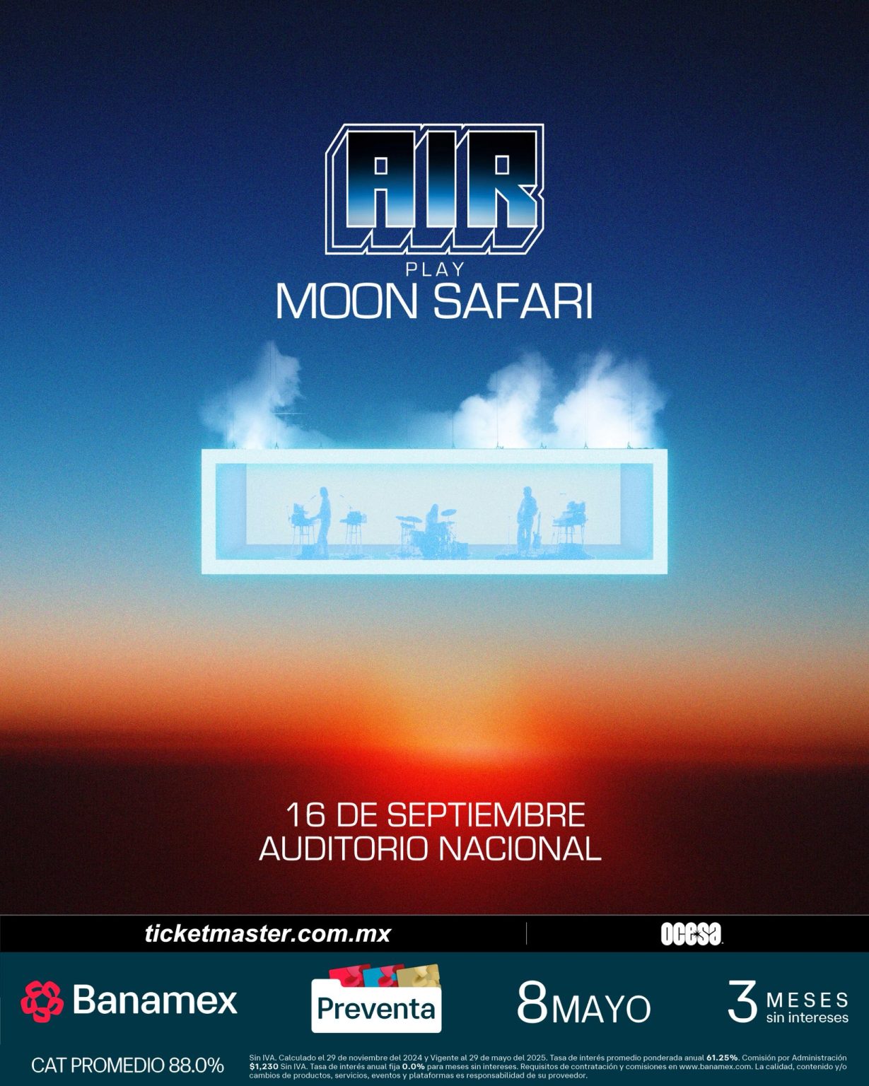 AIR llegará a México como parte del 'Moon Safari Tour 2025'