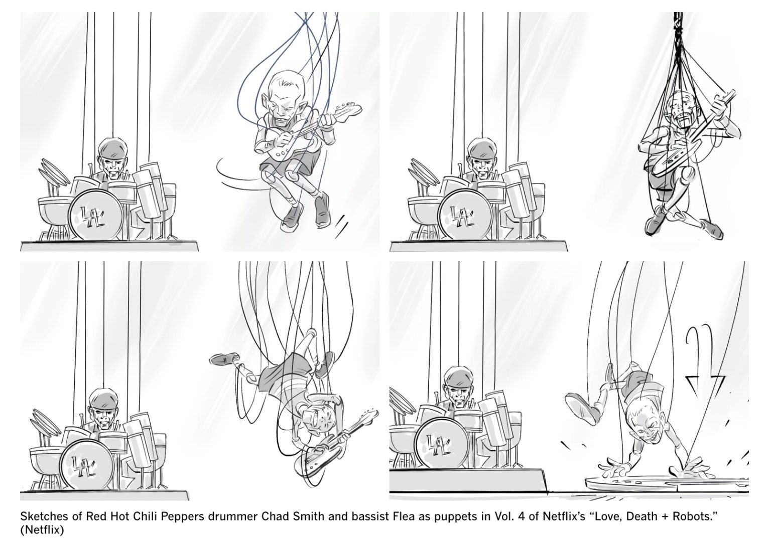 Los secretos de los Red Hot Chili Peppers en LOVE DEATH + ROBOTS