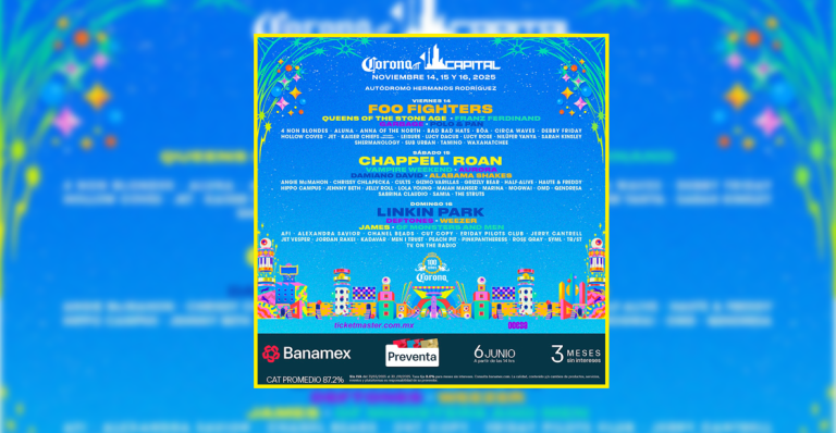 Corona Capital 2025: Horarios ACTUALIZADOS, actos nuevos y boletos