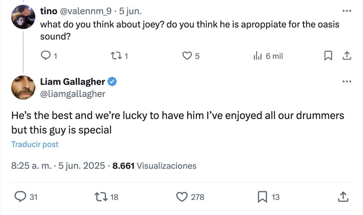 Joey Waronker: ¿Quién es el baterista para la reunión de Oasis?