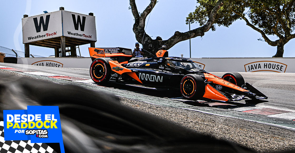 A Pato O'Ward se le escapa el podio en la carrera de Laguna Seca en la ...