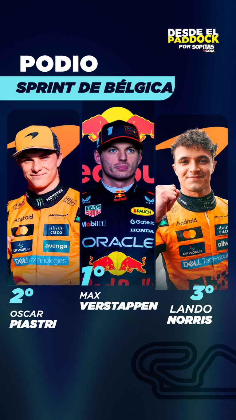 Max Verstappen inicia la nueva era de Red Bull con triunfo en la sprint de Bélgica