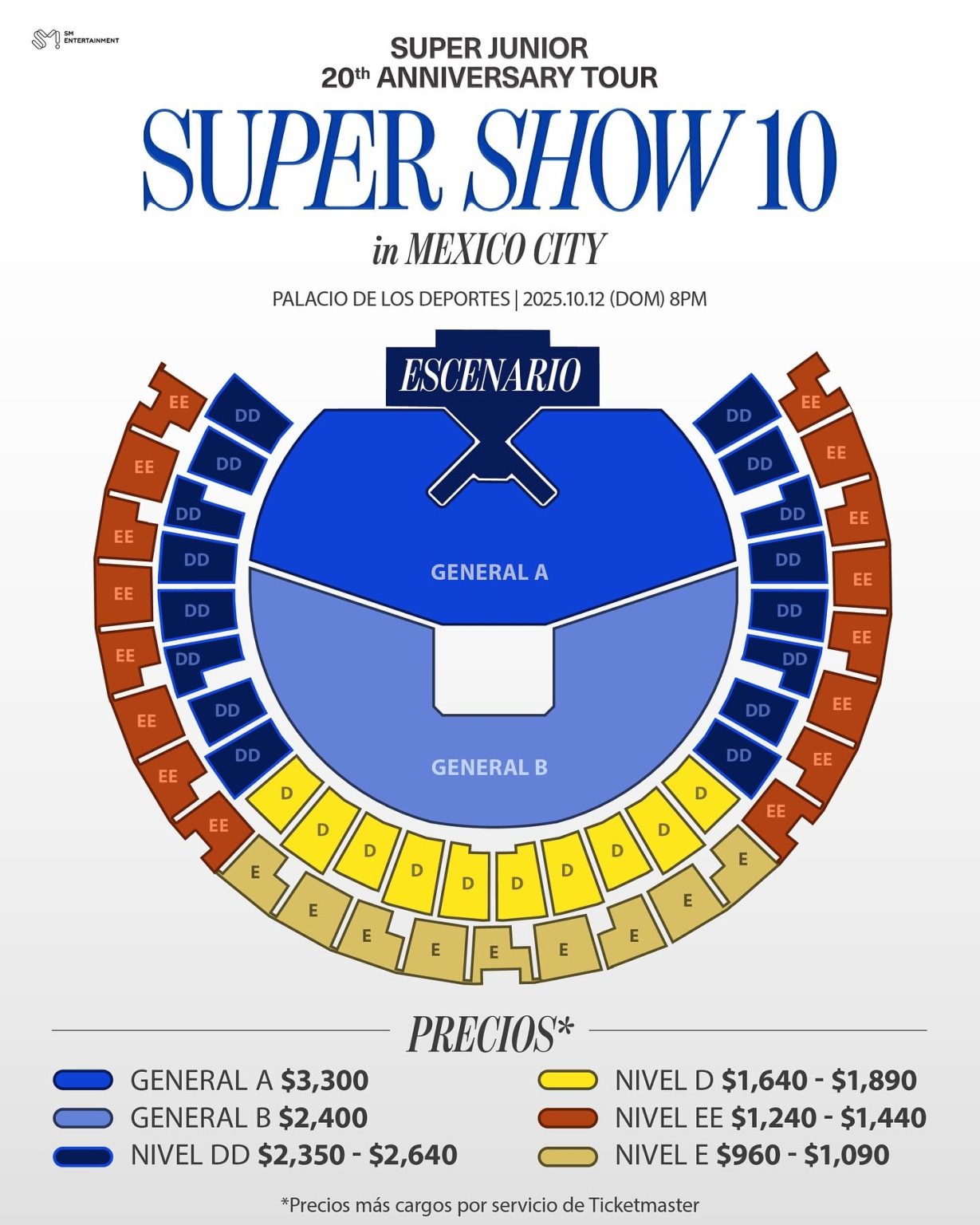 Super Junior en México 2025: Precios de los boletos