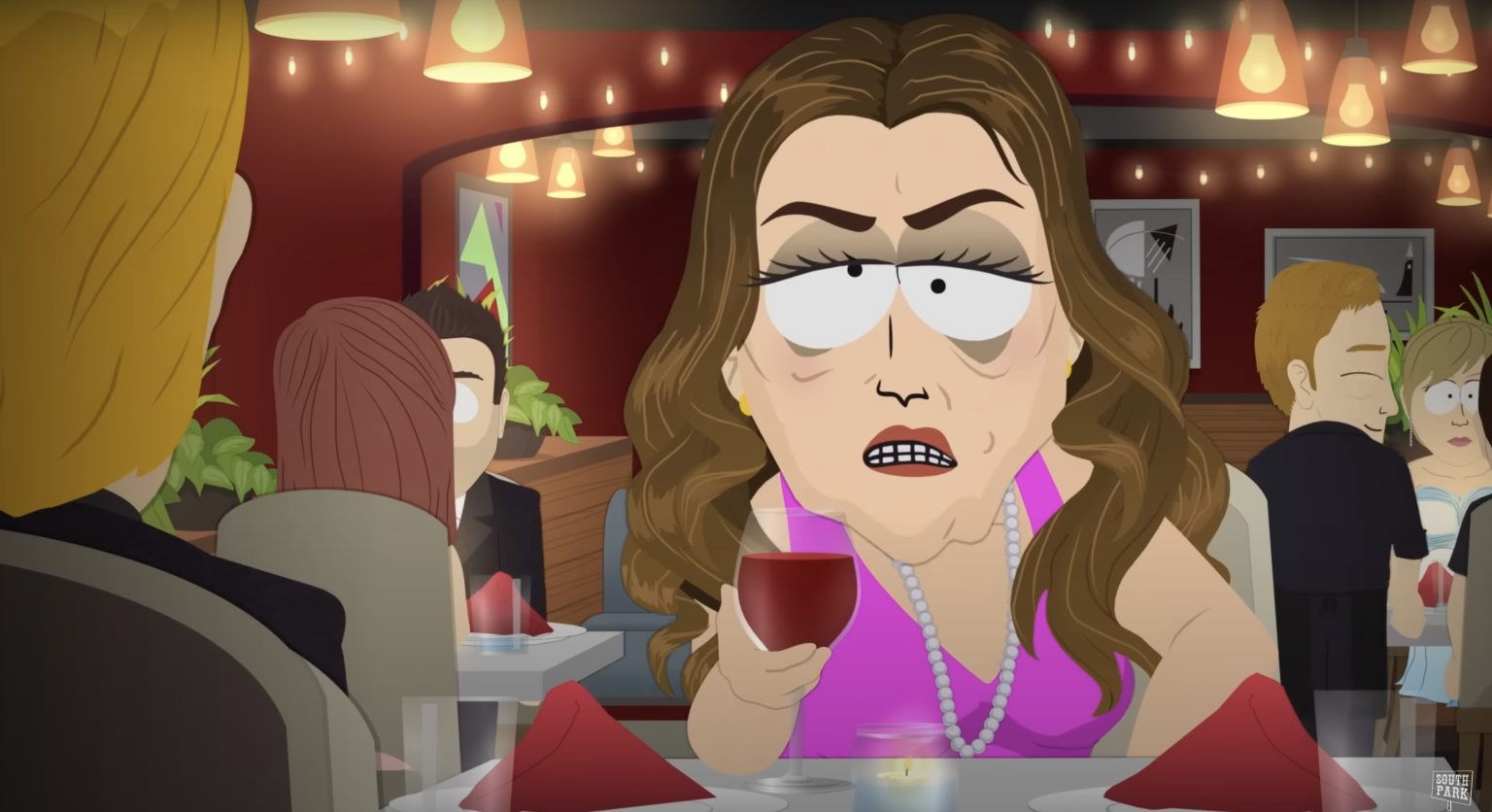South Park se burla de Kristi Noem, su 'adicción' al bótox y a disparar contra cachorros