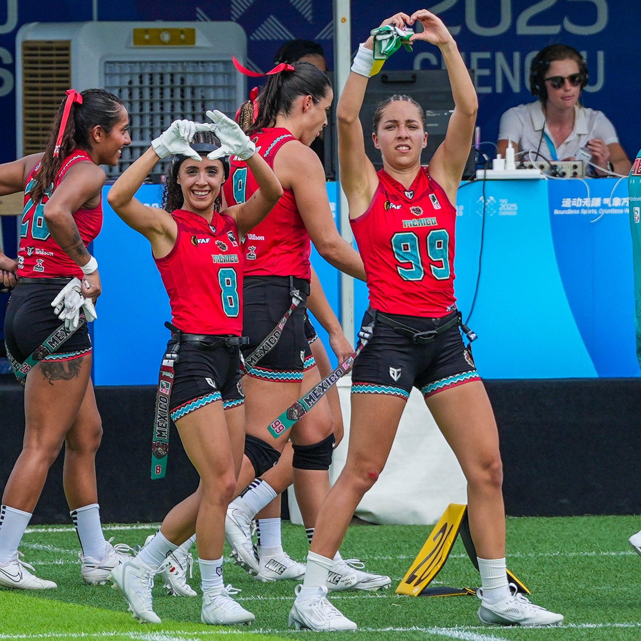 ¡Oro para México! Selección femenil de flag football gana la final en los World Games