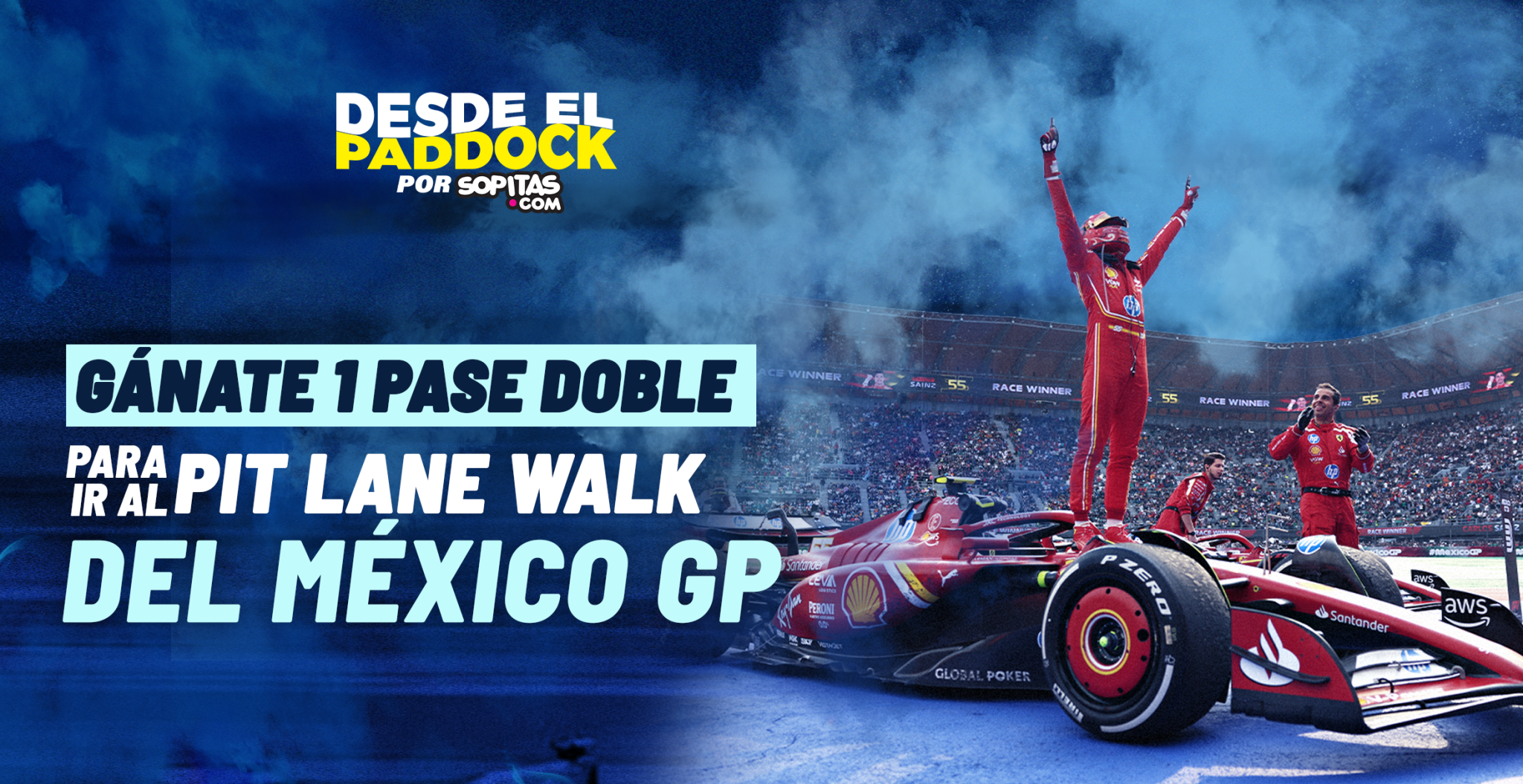 Te llevamos a vivir la experiencia del Pit Lane Walk del México GP