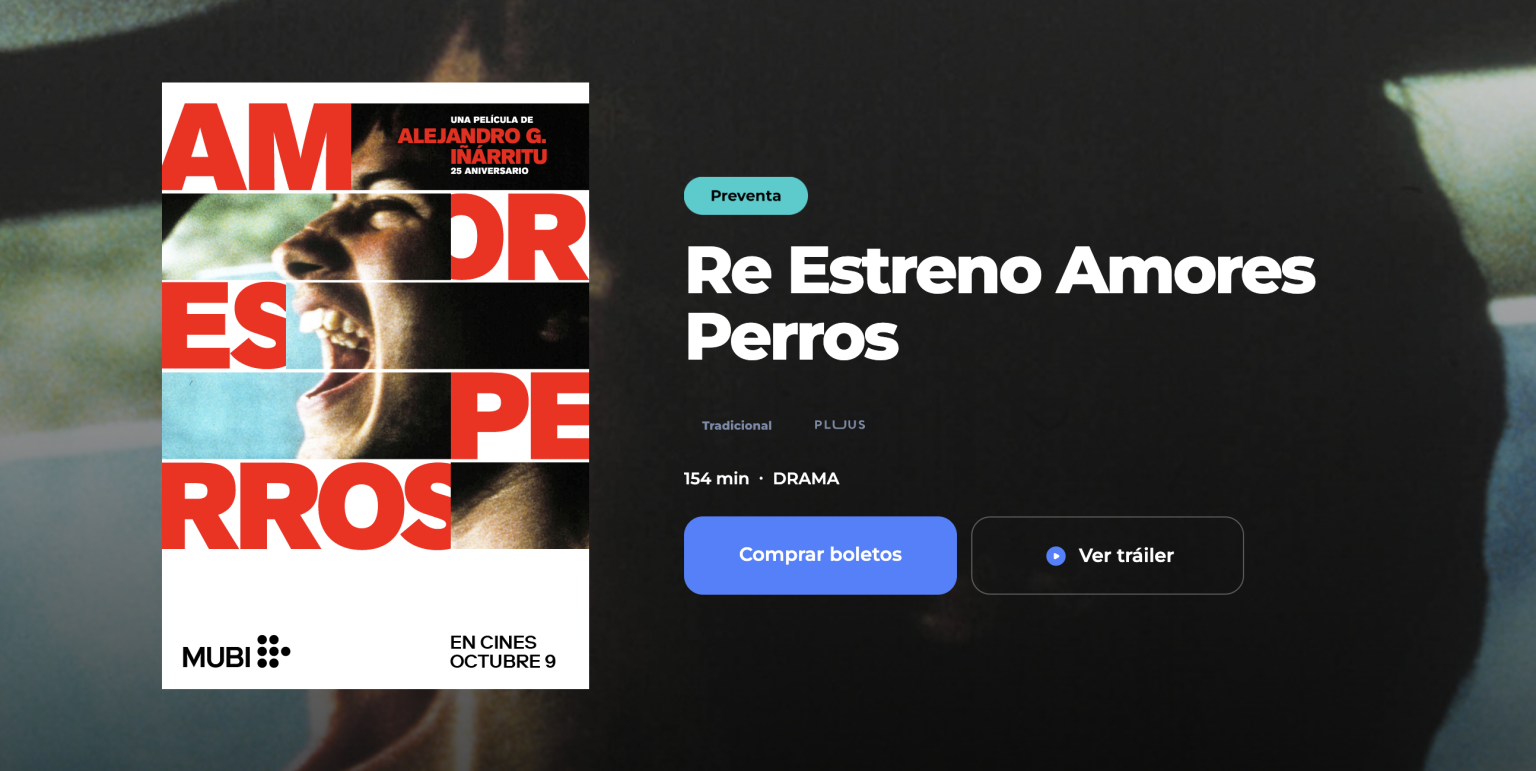 Amores Perros vuelve a cines para celebrar su 25 aniversario: ¿Cuándo es el reestreno?