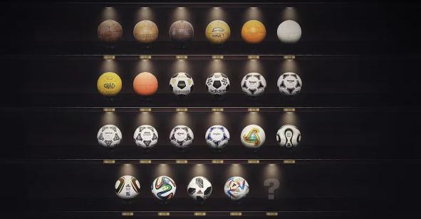 Recordando todos los balones en la historia del Mundial