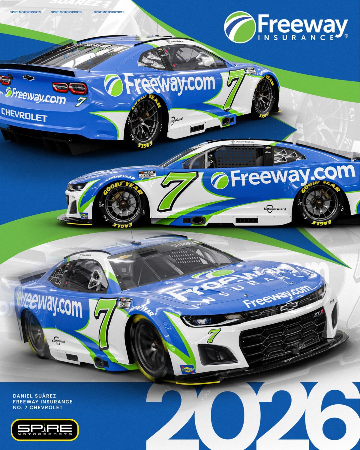 Daniel Suárez tiene nuevo equipo en Nascar Cup para 2026