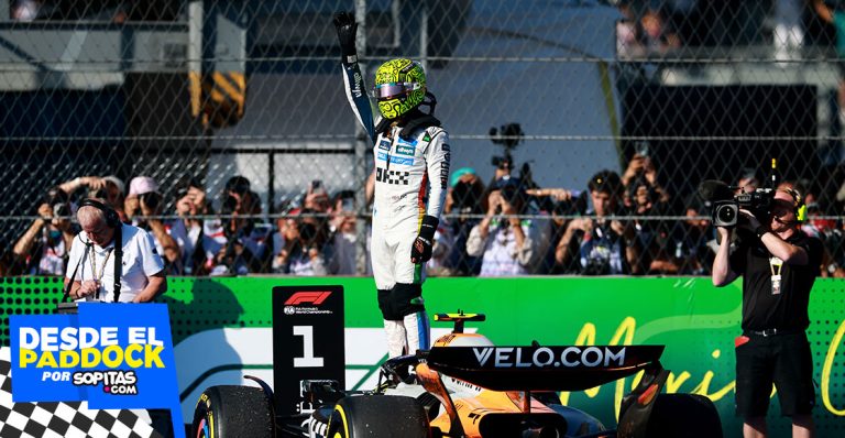 Lando Norris gana el GP de México y es el nuevo líder e Fórmula 1