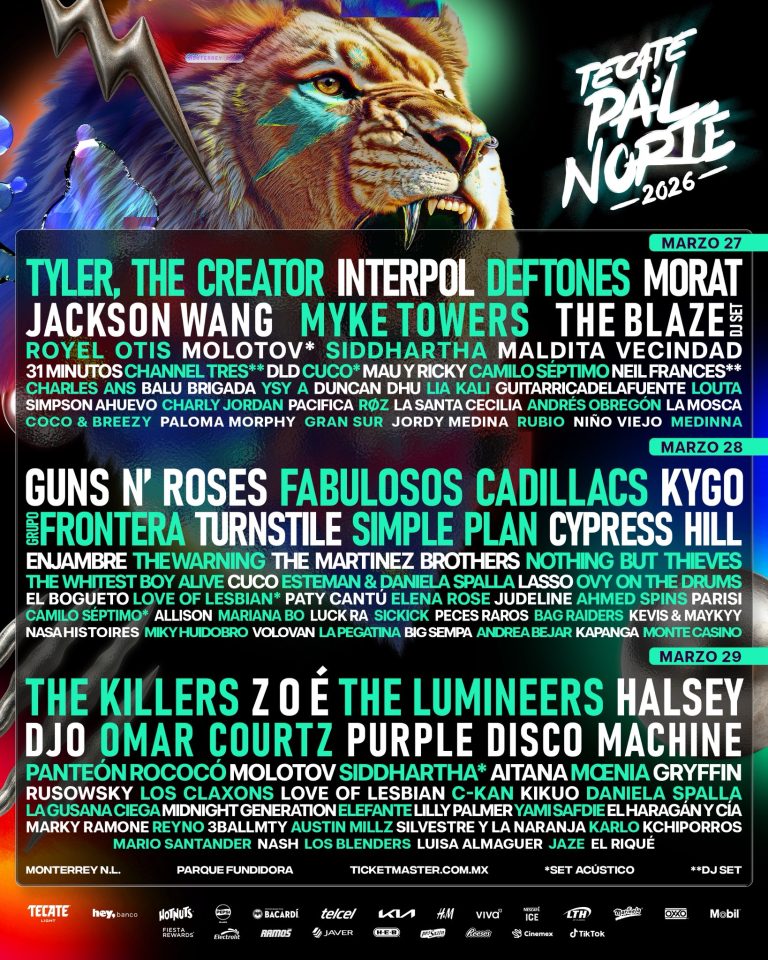 Tecate Pa'l Norte 2026: Lineup completo por día, cartel, boletos y todo lo que necesitas