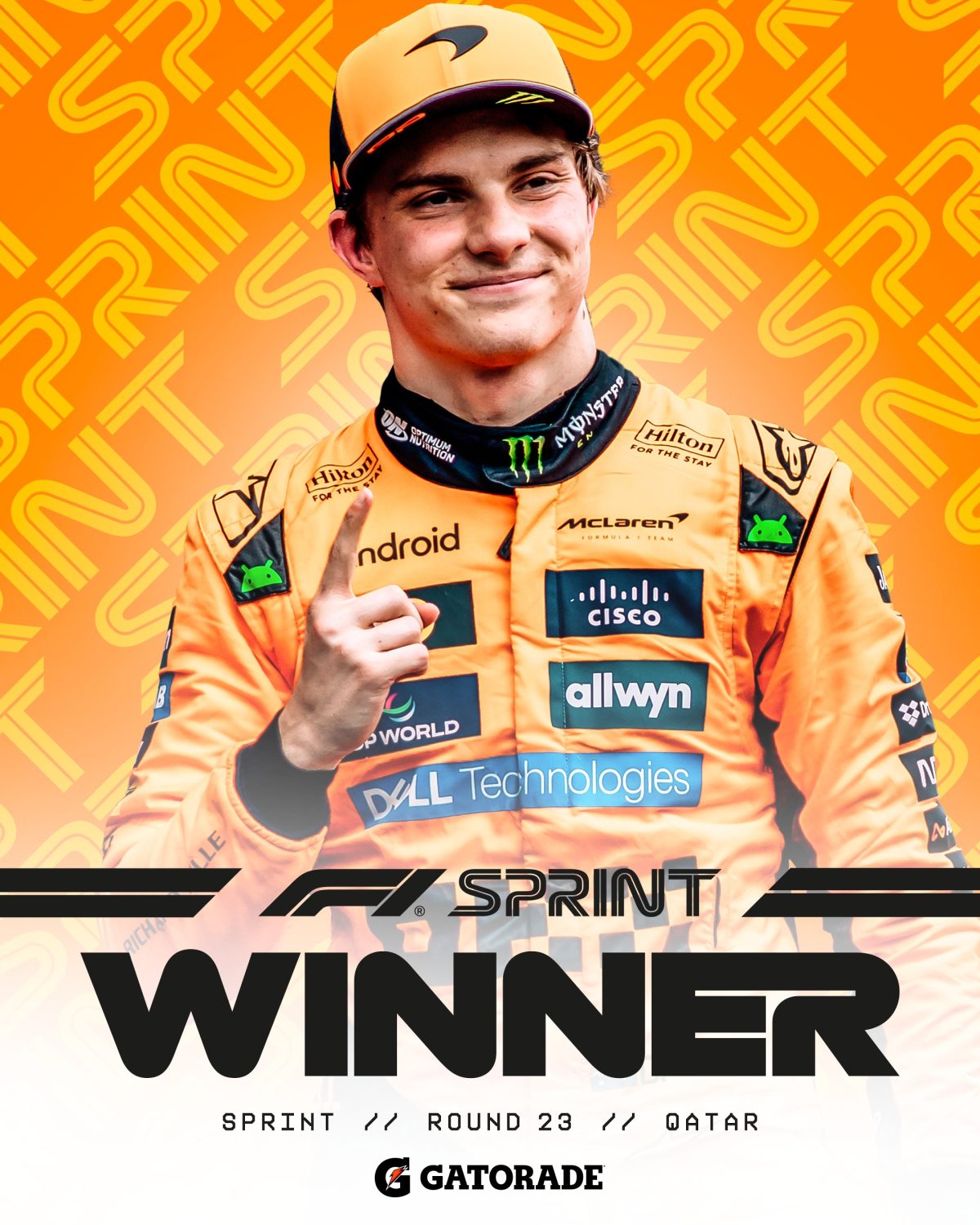 Oscar Piastri gana Sprint de Qatar y recorta distancia con Lando Norris