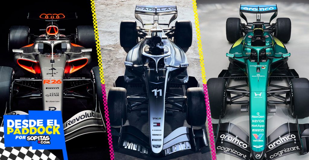 Todos los autos de Fórmula 1 para la temporada 2026