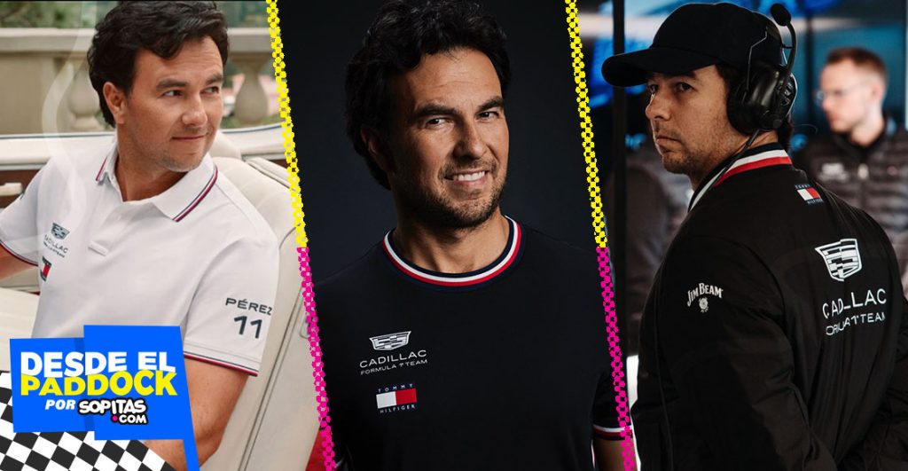 Así es la nueva playera de Checo Pérez con Cadillac