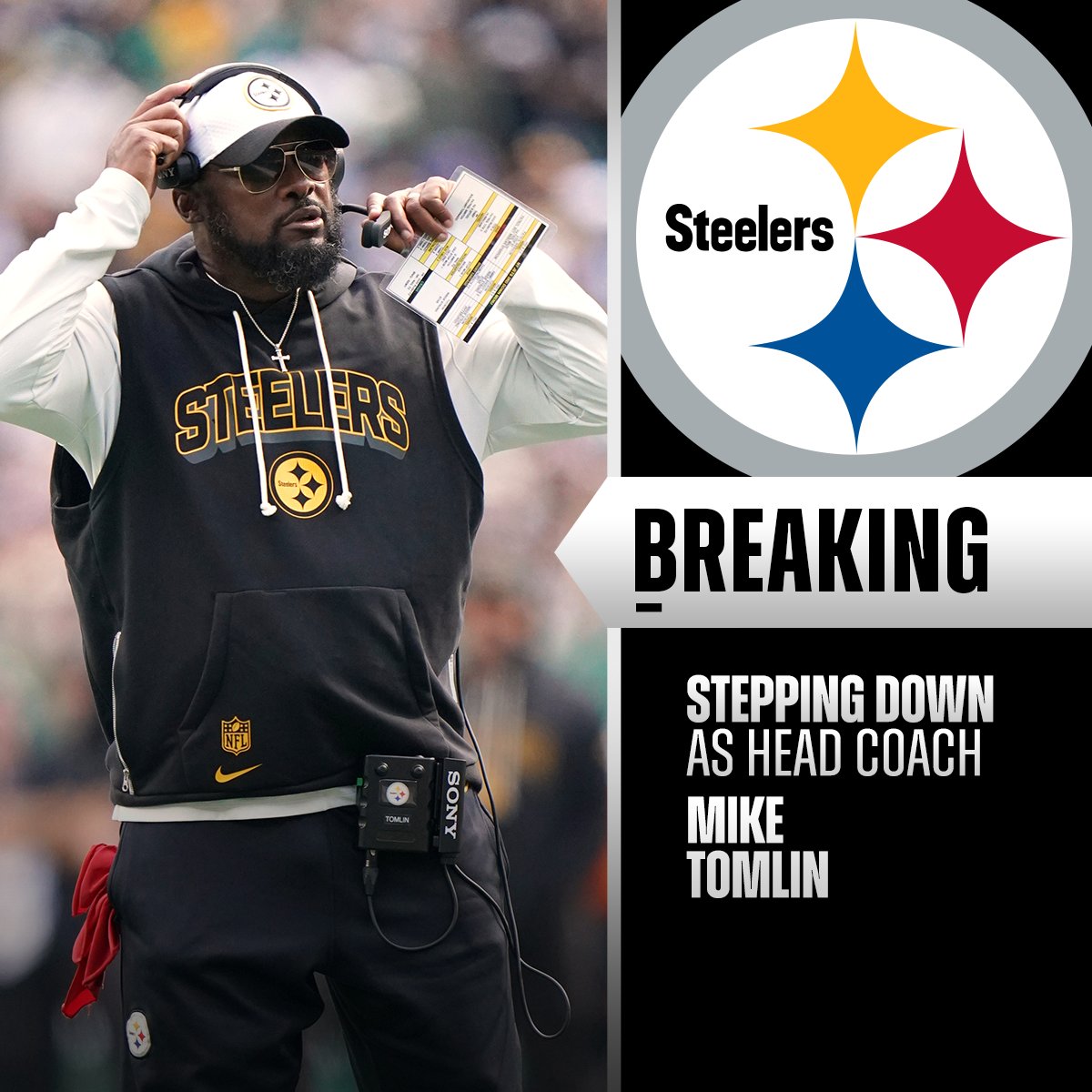 Se acabó la historia: Mike Tomlin se va de los Steelers tras 19 temporadas