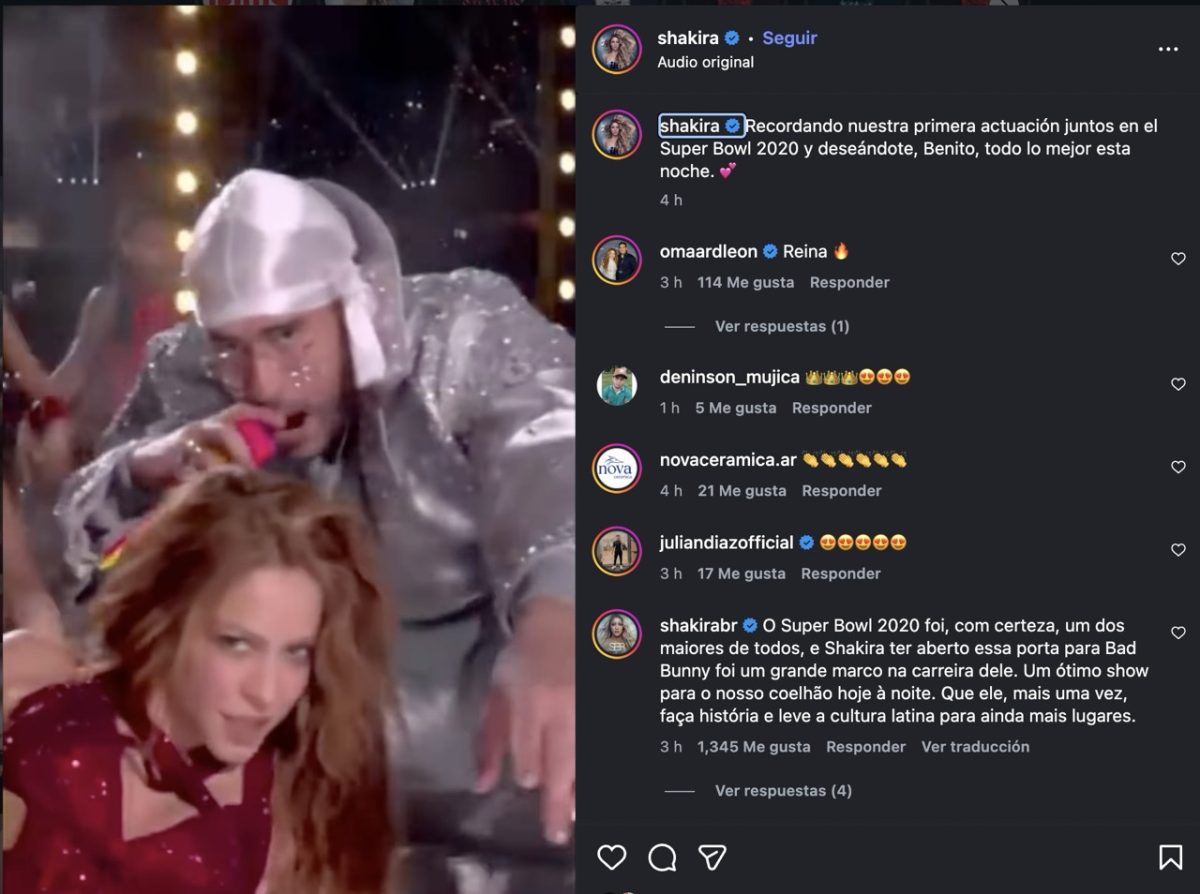 ¡Mi gente latino! Las reacciones al show de Bad Bunny en el Super Bowl