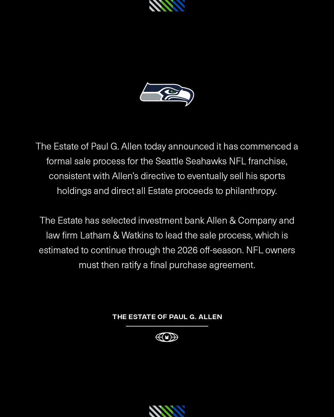 Los Seattle Seahawks están a la venta ¿Por qué?