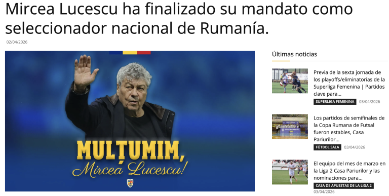 Mircea Lucescu, ex entrenador de Rumania, sufrió un infarto