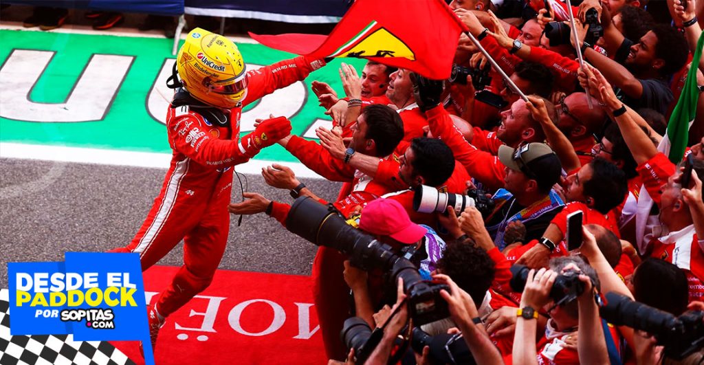 Lewis Hamilton gana su primera carrera con Ferrari en el GP de Barcelona